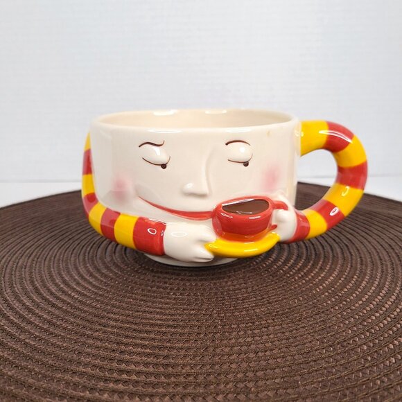 Clay Art | Dining | Vintage Java Joe Clay Art Fun Whimsical Mug Cup ...